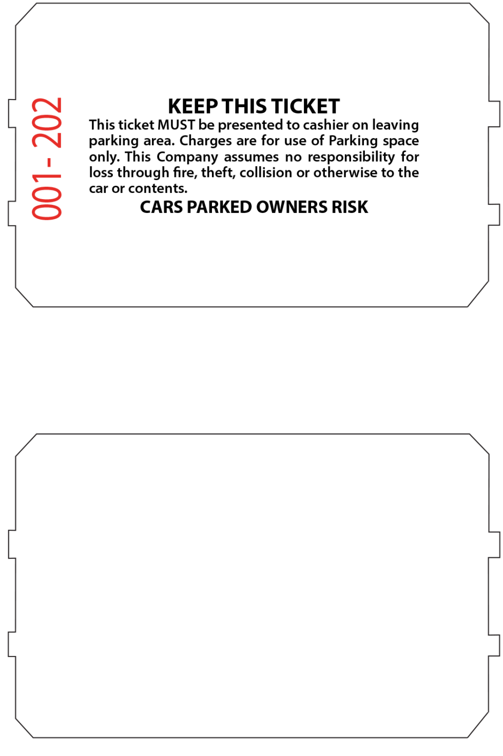 Machine Issued Spitter Tickets - Butts Ticket Systems